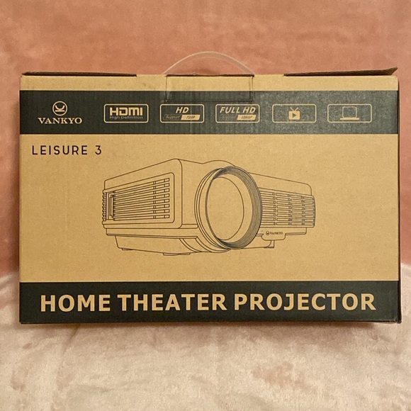 Vankyo | Other | Home Theater Projector Vankyo Leisure 3 Wcarrying Case ...